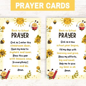 Back to School Prayer Cards, Back to School Prayers, Prayer Tag ...