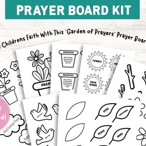 Prayer Board for Kids, Christian Kids Prayer Activity, Sunday School ...