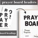 Prayer Board Printable, Daily Prayer Board, Prayer Board Headings ...