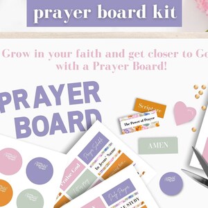 Prayer Board Kit, Printable Daily Prayer Board, Christian Prayer Board ...