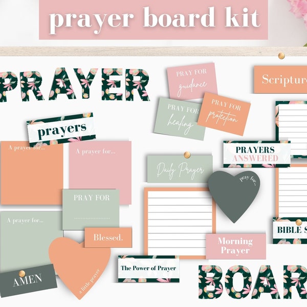 Prayer Board Kit Printable - Etsy