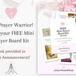 Big Prayer Board Bundle, Prayer Board Party Printables, Christian ...