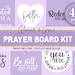 Purple Prayer Board Printable, Prayer Cards, Christian Prayer Wall ...