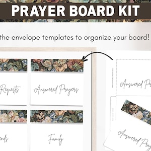 Prayer Board Kit Printable, Prayer Board Envelopes, Prayer Board Party ...