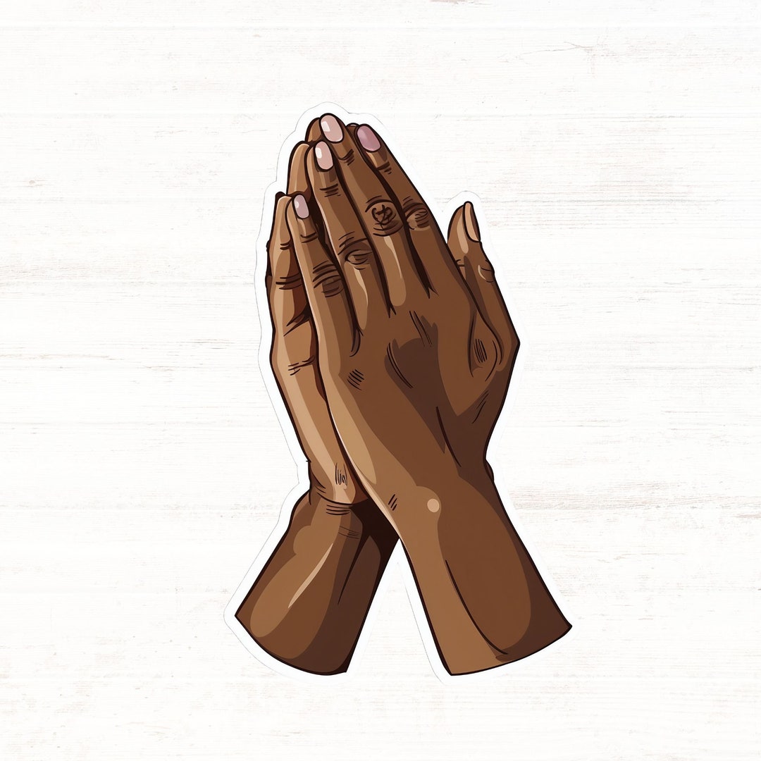 Praying Hands Pngs, Christian PNG, Black Woman Praying PNG, Praying Girl Hands, Prayer Warrior ...