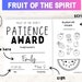 Fruit of the Spirit Awards, Printable Fruit of the Spirit Certificate ...