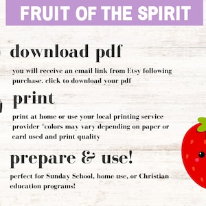 Fruit of the Spirit Awards, Printable Fruit of the Spirit Certificate ...