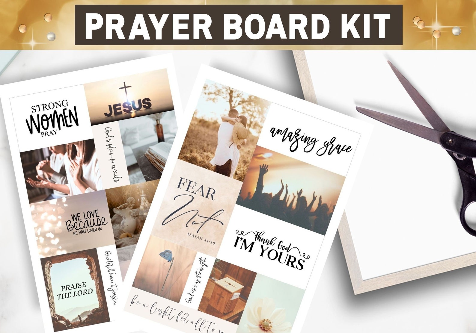 Prayer Board Kit 2026, Printable Prayer Board for Women, Prayer Request ...
