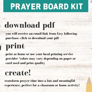 Prayer Board for Kids, Christian Kids Prayer Activity, Sunday School ...