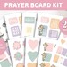 Prayer Board Printable, Daily Prayer Board, Bible Verse Cards ...