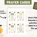 Back to School Teacher Prayer Cards, Back to School Prayers for Teacher ...
