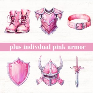 Pink Armor of God Clip Art, Full Armor of God Kids Pngs, Ephesians 6 ...