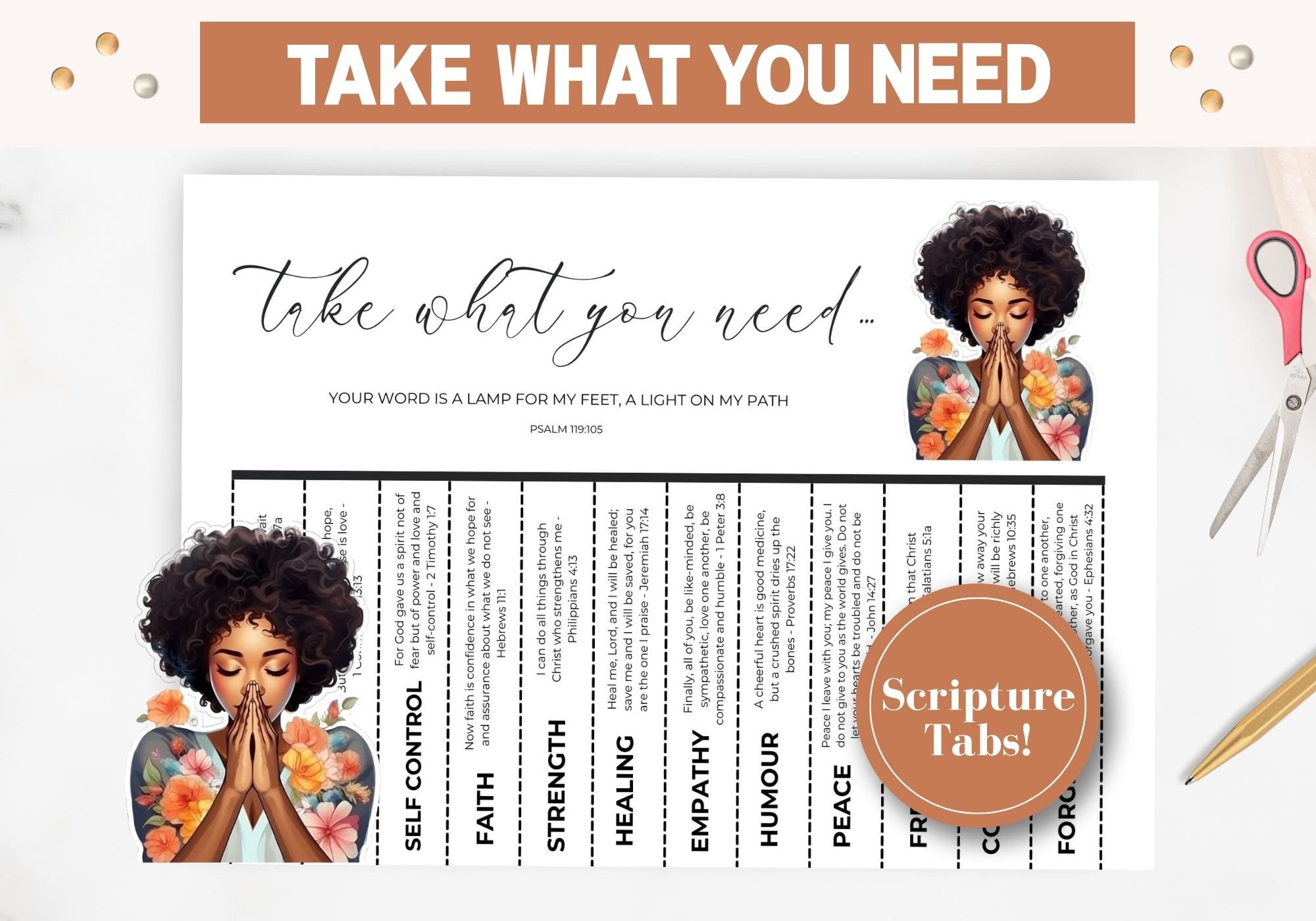 Take What You Need Printable, Christian Bulletin Board, Bible Verse ...