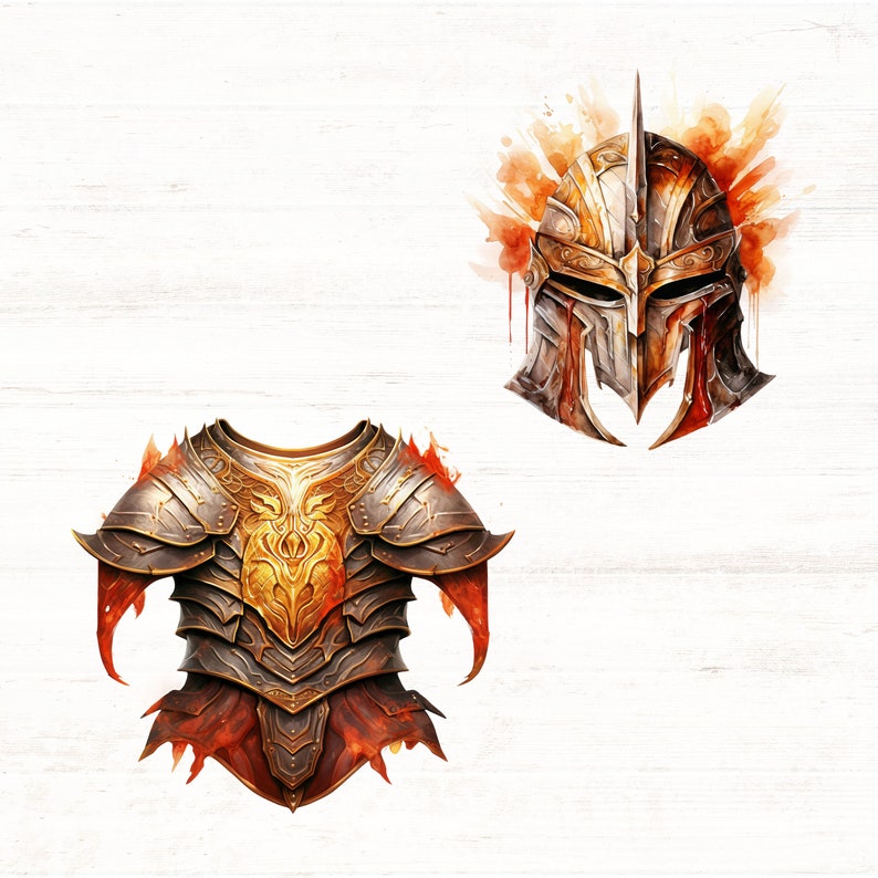 Armor Of God Clip Art Full Armor Of God Pngs Ephesians 6 Etsy