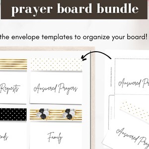 Big Prayer Board Bundle, Prayer Board Party Printables, Christian ...