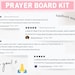 Pink Prayer Board Kit 2026, Printable Girls Prayer Board, Prayer ...