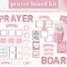Prayer Board Printable, Prayer Cards, Christian Wall Collage, Bible ...