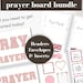 Big Prayer Board Bundle, Prayer Board Party Printables, Christian ...