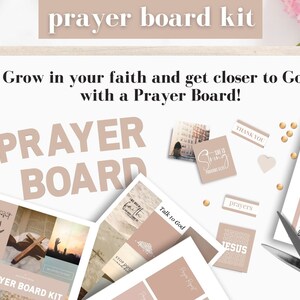 Printable Prayer Board Kit, Prayer Board Ideas, Daily Prayer Board ...