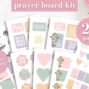 Prayer Board Printable, Daily Prayer Board, Bible Verse Cards ...