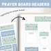 Prayer Board Kit Printable, Daily Prayer Board, Pink Prayer Board ...