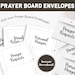 Prayer Board Envelopes, Printable Prayer Board Kit, Prayer Wall ...