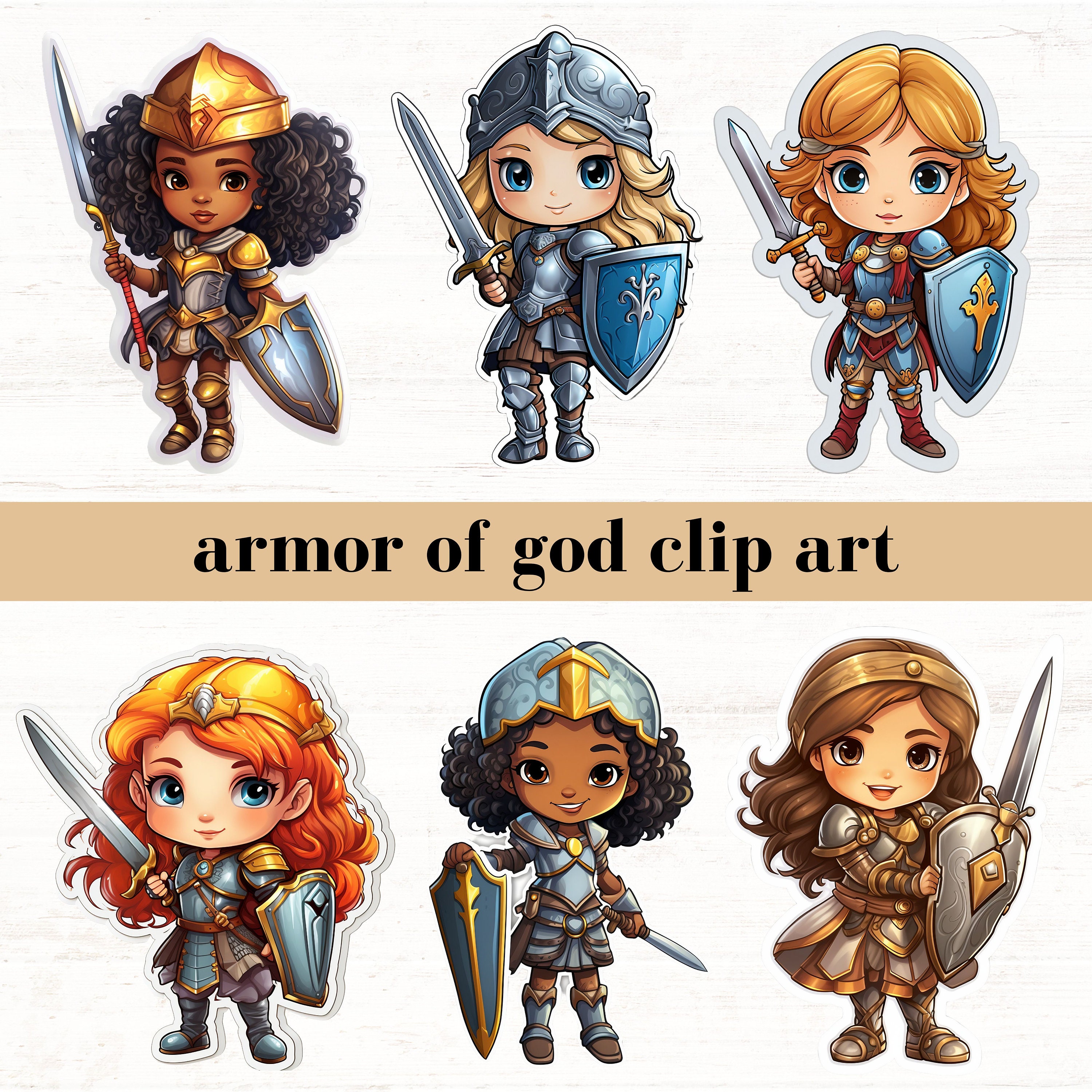 Armor of God Clip Art, Full Armor of God Kids Pngs, Ephesians 6 ...