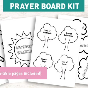 Prayer Board for Kids, Christian Kids Prayer Activity, Sunday School ...