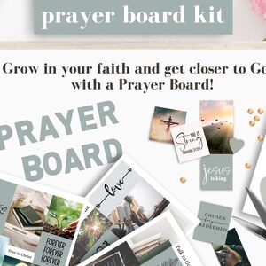 Prayer Board Kit Printable, Prayer Board Ideas, War Room Photos, Daily ...