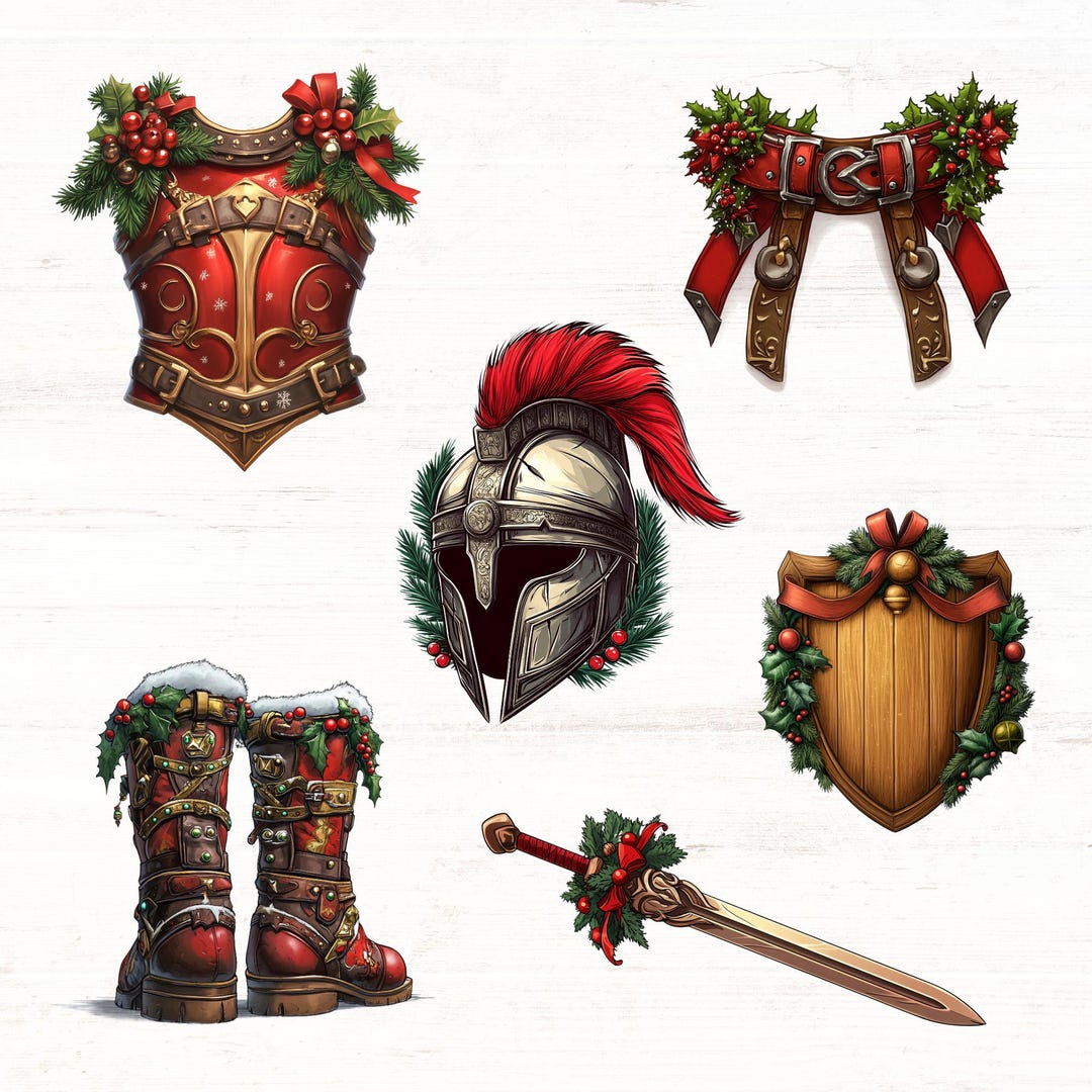 Christmas Armor of God Clip Art, Full Armor of God Pngs, Ephesians 6 ...