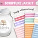 Kids Affirmation Scripture Jar PDF, Make Your Own Scripture Jar ...