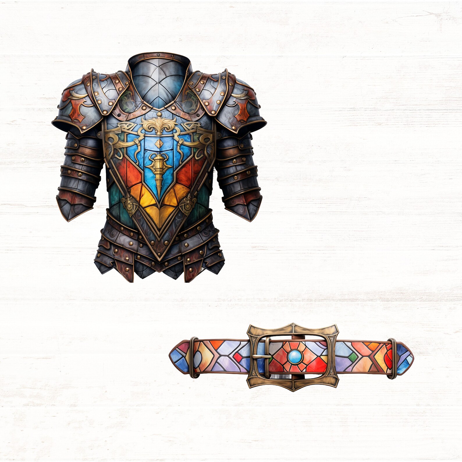 Armor of God Clip Art Full Armor of God Pngs Ephesians 6 - Etsy