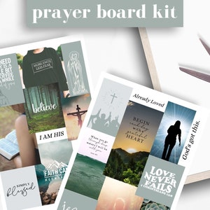 Prayer Board Kit Printable, Prayer Board Ideas, War Room Photos, Daily ...