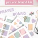 Prayer Board Printable, Daily Prayer Board, Bible Verse Cards ...