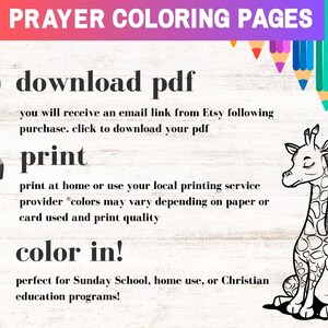 Kids Prayer Coloring Activity, Printable Bible Coloring Pages ...