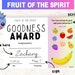 Fruit of the Spirit Awards, Printable Fruit of the Spirit Certificate ...