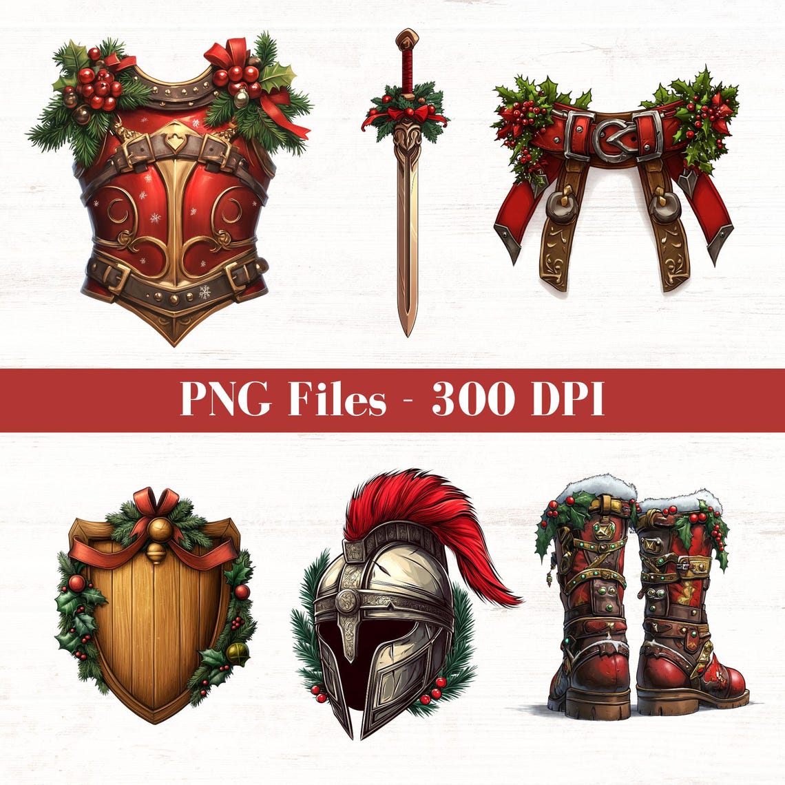 Christmas Armor of God Clip Art, Full Armor of God Pngs, Ephesians 6 ...