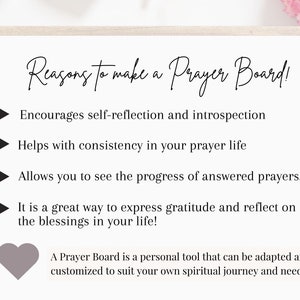 Prayer Board Printable, Daily Prayer Board, Prayer Board Headings ...