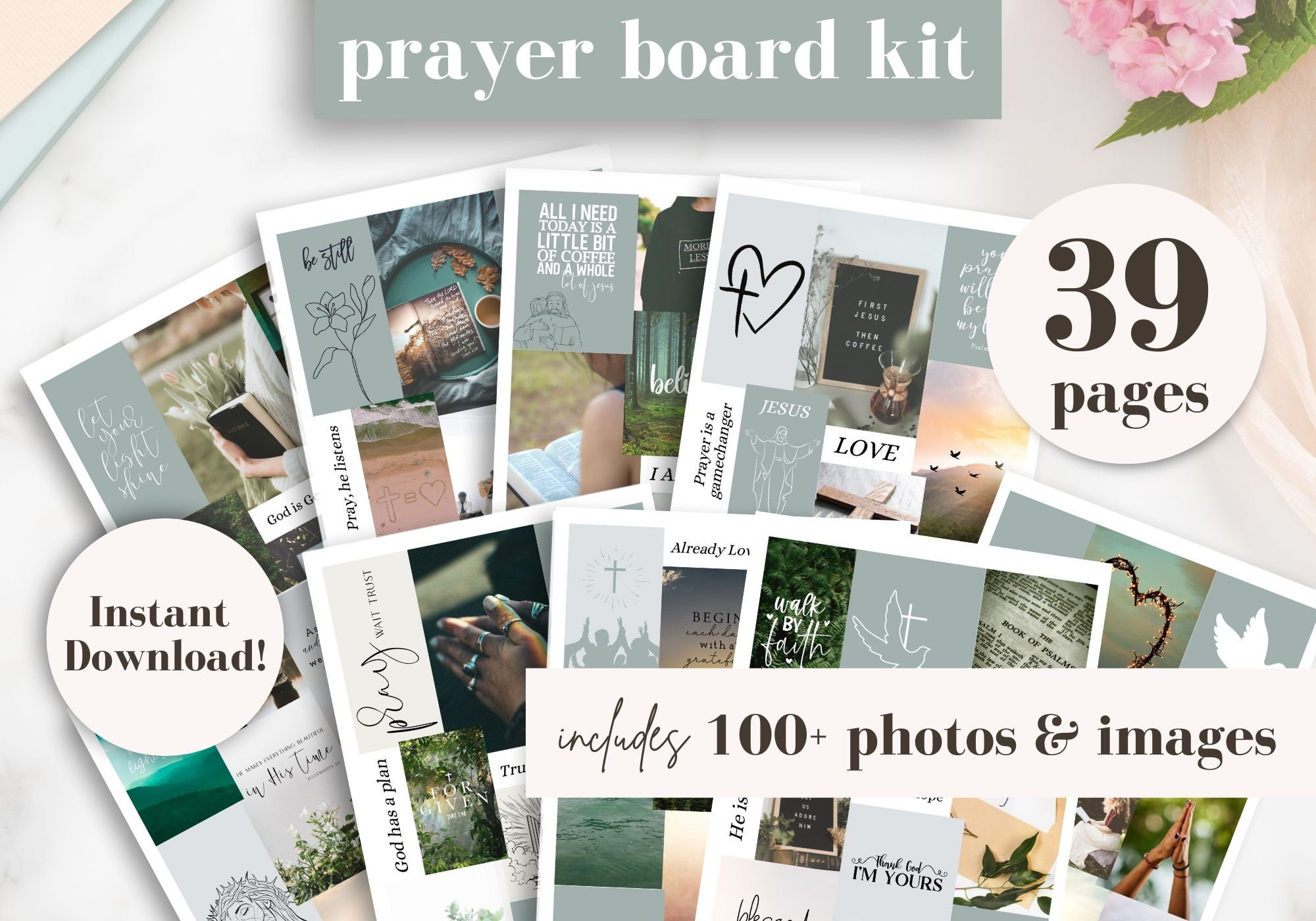 Prayer Board Kit Printable Prayer Board Ideas War Room - Etsy