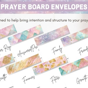 Printable Prayer Board Envelopes, Prayer Board Party Kit, Prayer Wall ...