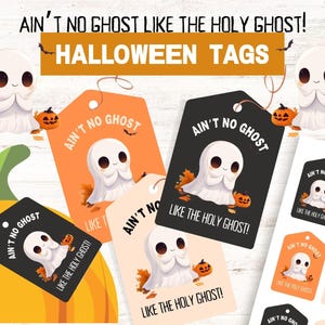 Christian Halloween Tags, Kids Halloween Labels, Kids Church Candy Tag ...