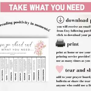 Christian Take What You Need Printable, Christian Bulletin Board, Bible ...