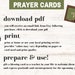 Back to School Teacher Prayer Cards, Back to School Prayers for Teacher ...