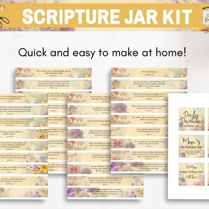 Scripture Jar for Mom, Mothers Day Scripture Jar, Prayer Jar, Mothers ...