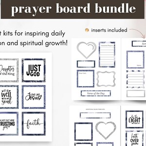 Big Prayer Board Bundle, Prayer Board Party Printables, Christian ...