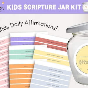 Kids Affirmation Scripture Jar PDF, Make Your Own Scripture Jar ...