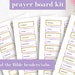 Purple Prayer Board Printable, Prayer Cards, Christian Prayer Wall ...