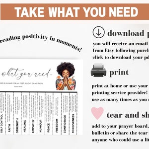 Take What You Need Printable, Christian Bulletin Board, Bible Verse ...
