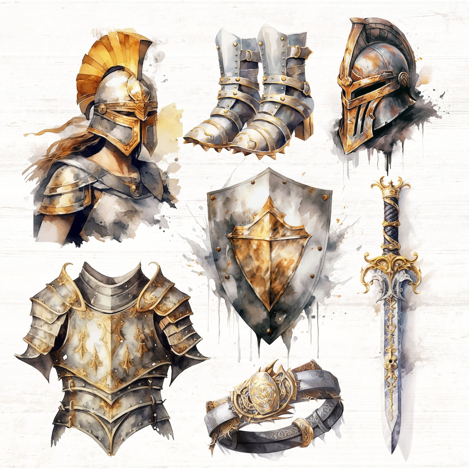 Armor of God Clip Art, Full Armor of God Pngs, Ephesians 6, Christian ...
