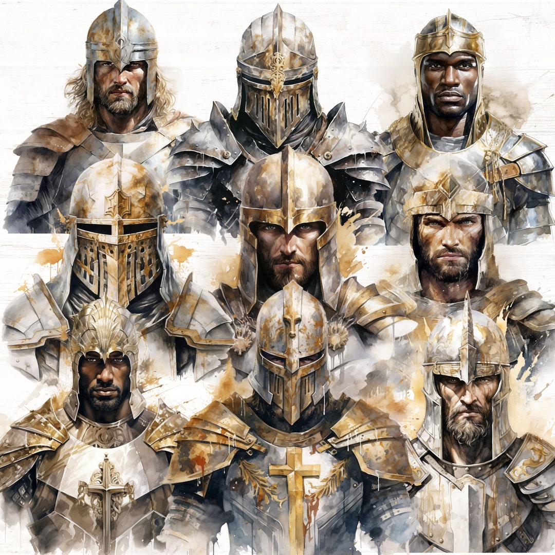 Armor of God Clipart, Warrior Men, Full Armor of God Pngs, Ephesians 6 ...